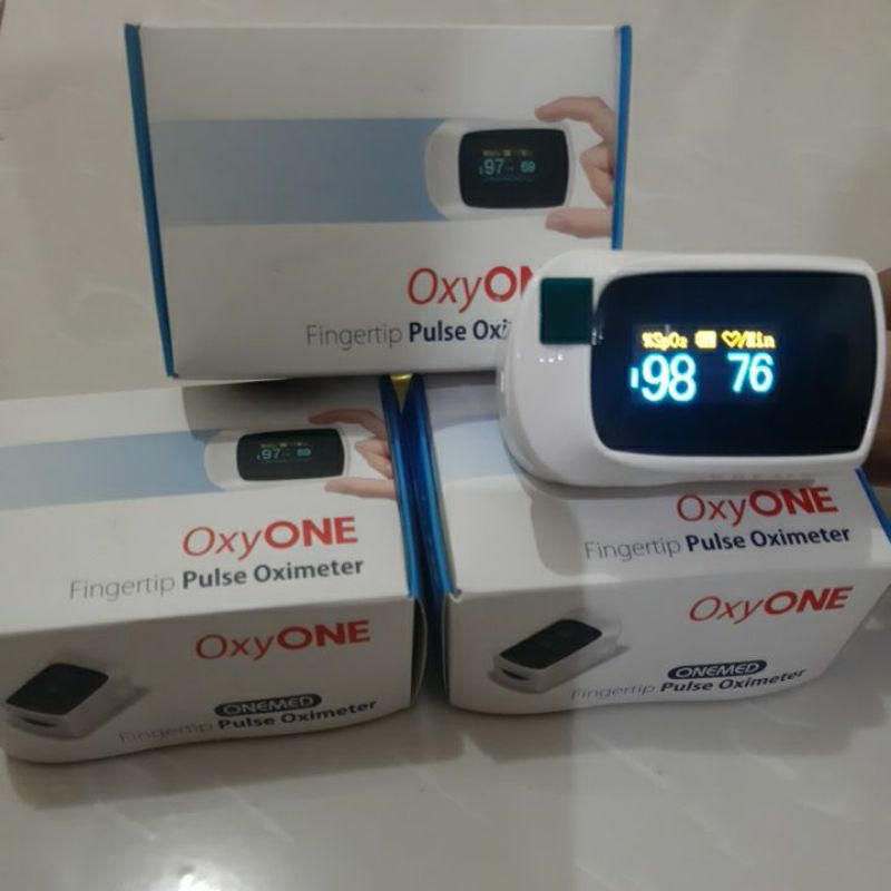 Jual Fingertip Pulse Oxymeter Oxy One Pulse Oximeter Onemed | Shopee Indonesia