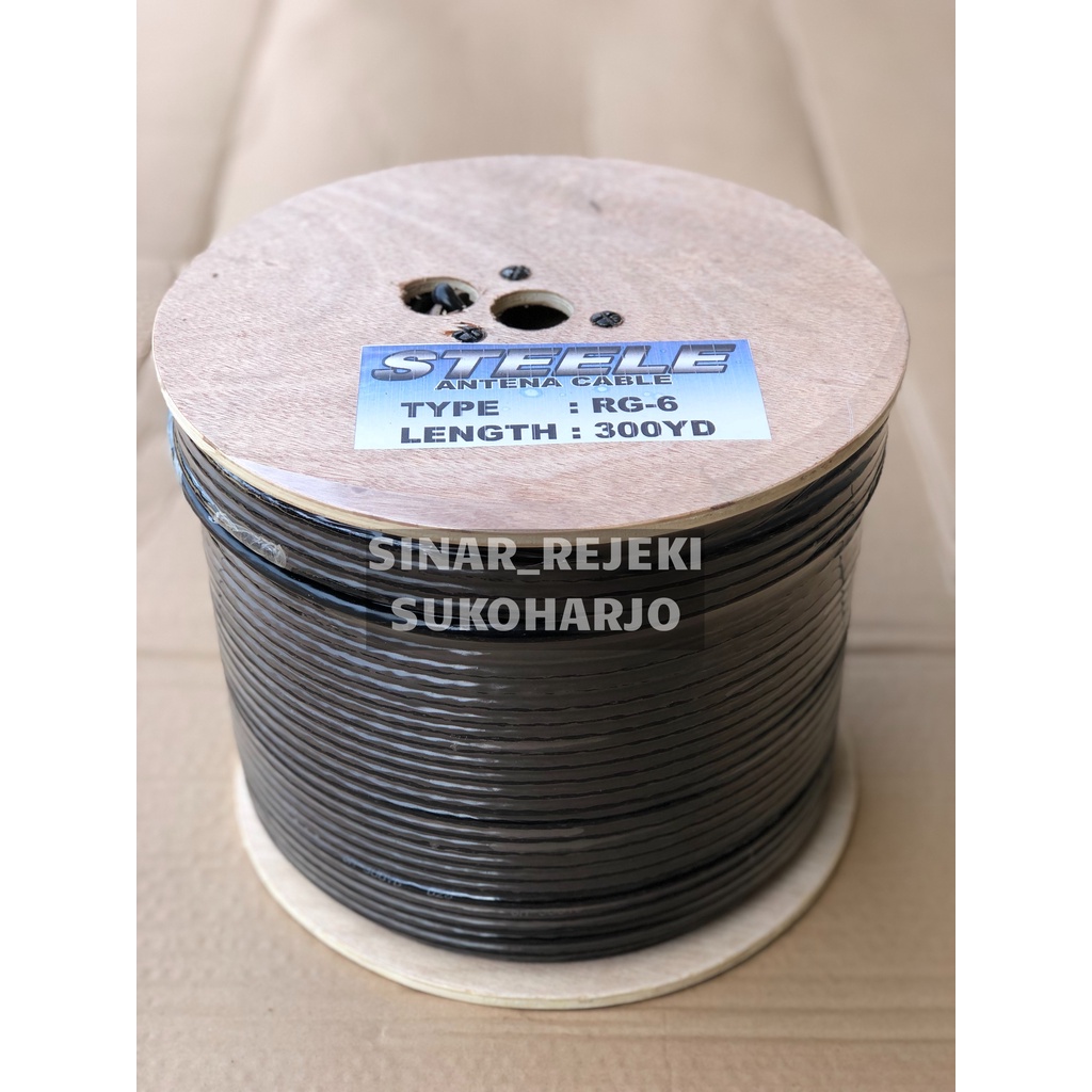 Jual Kabel Antena TV 1 Roll 300 Yard RG6 Antena TV Digital dan Analog maupun CCTV | Shopee Indonesia
