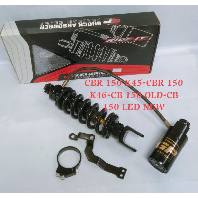 Jual MONOSHOCK SHOCK/SHOK BREKER BELAKANG RIDE IT TABUNG PISAH GOLD ...