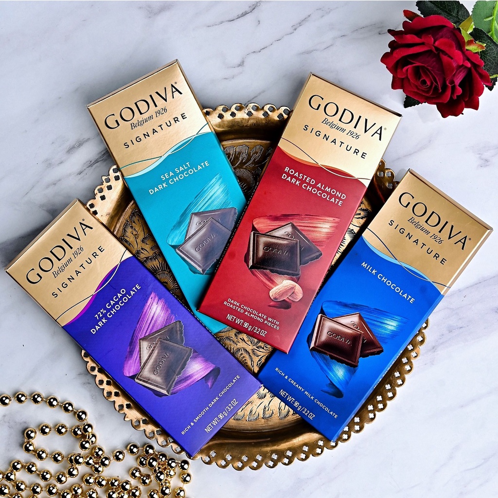 Jual GODIVA Signature Chocolate Tablet | Shopee Indonesia