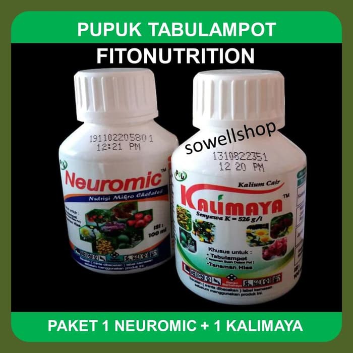 Jual FITONUTRITION Paket Pupuk Nutrisi Tanaman Buah Tabulampot Neuromic ...