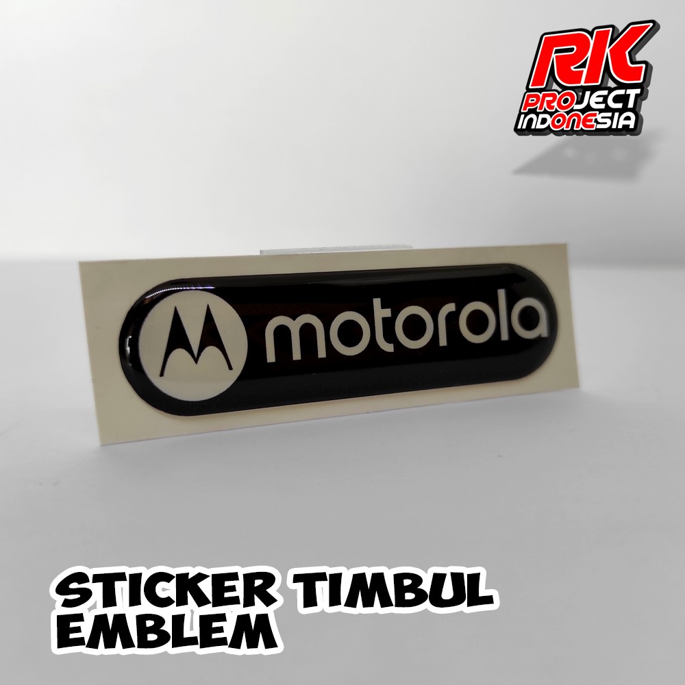 Jual MOTOROLA Sticker Timbul Emblem Resin Lentur | Shopee Indonesia