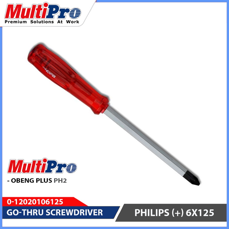 Jual MULTIPRO - OBENG KETOK TEMBUS PLUS (GO THRU SCREWDRIVER (+) PHLIPS ...