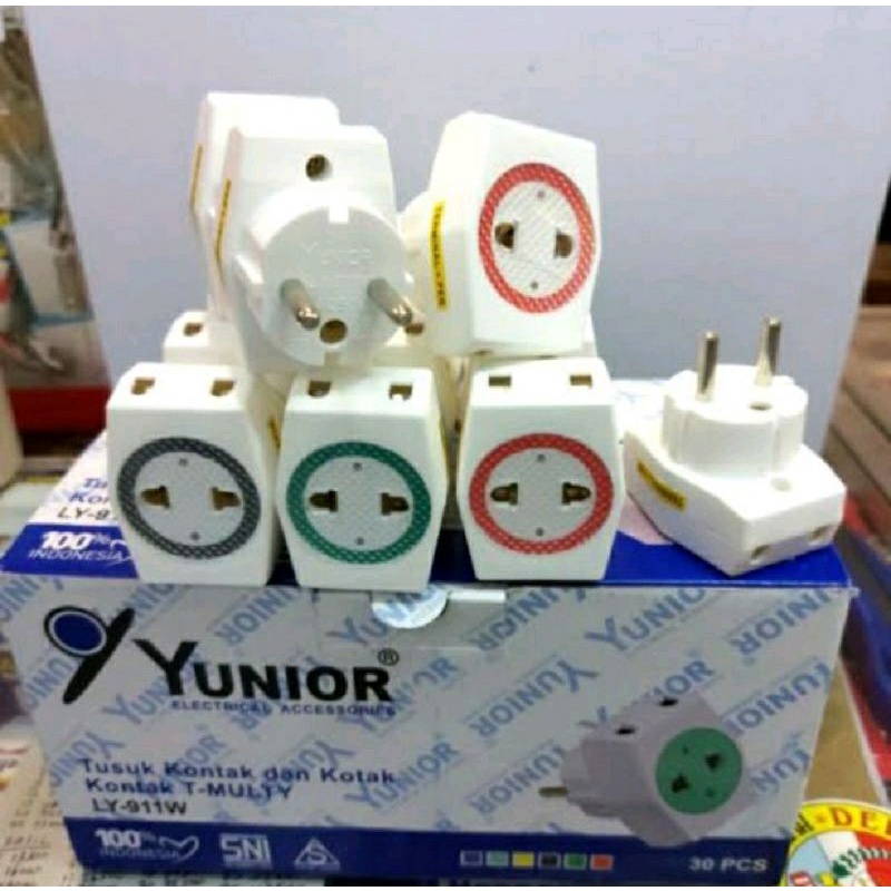 Jual Stop Kontak ARDE 4 IN 1/SOKET 4 LUBANG SC SNI/ 4IN1 Multi Socket ...