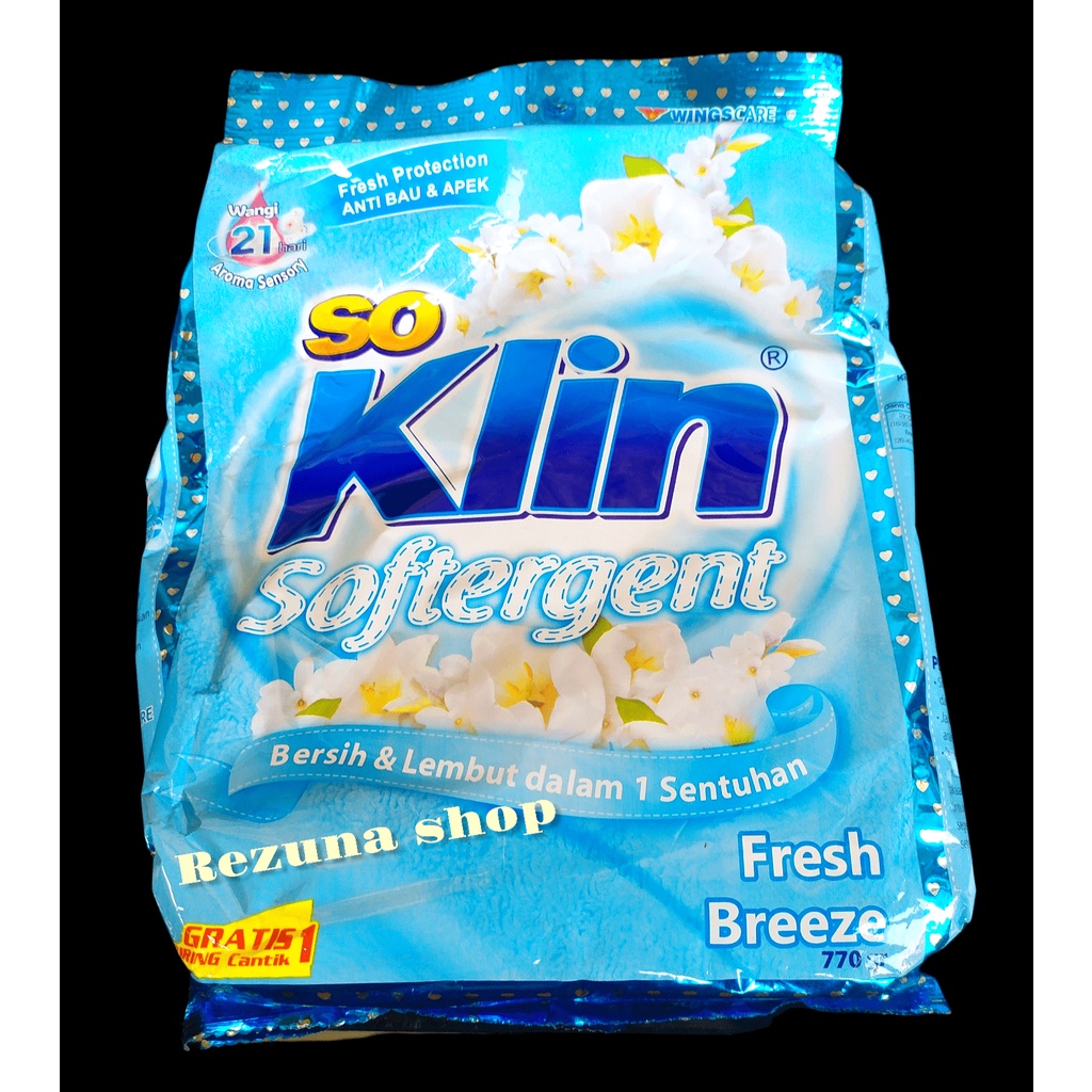 Jual So klin powder detergent softergent 250gr | 770gr | Shopee Indonesia