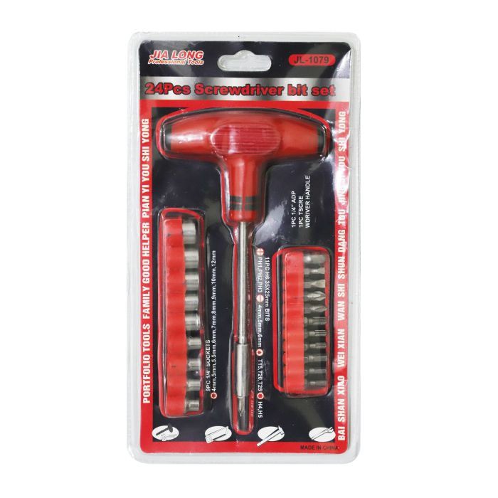 Jual COD-Screwdriver 24pcs Bit Set | Shopee Indonesia