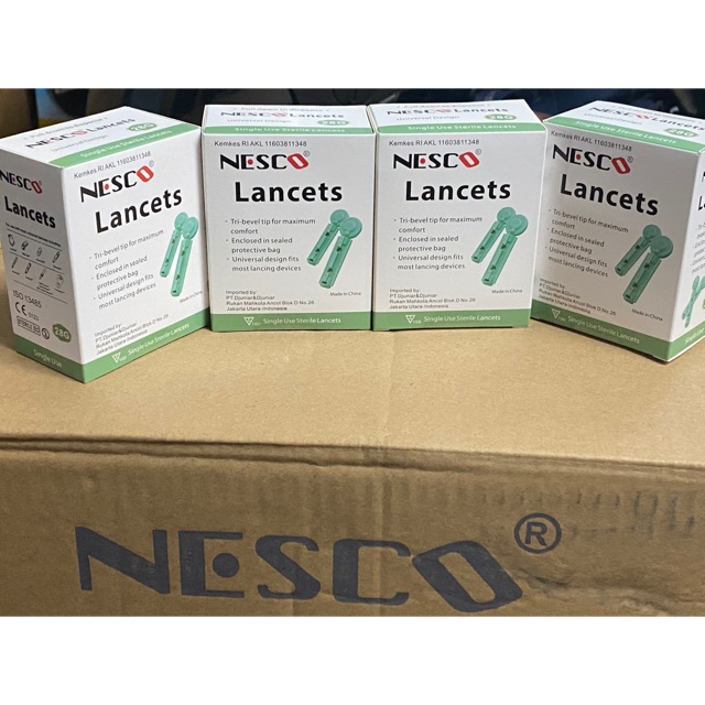 Jual Lancet Nesco / Jarum Nesco / Jarum Lancet | Shopee Indonesia