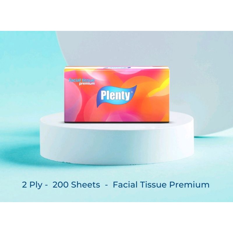 Jual Plenty® Facial Tissue Premium 200 Sheet - 2 Ply Murah | Shopee ...