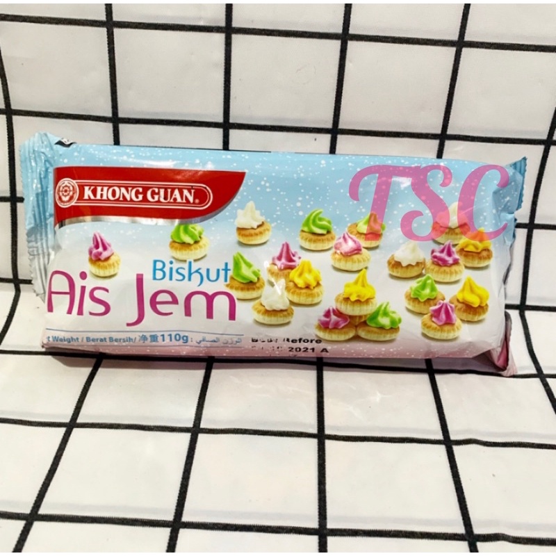 Jual Biskuit Khong Guan Ais Jem / Ais Jem / Biskut / Roti Jadul / Roti ...