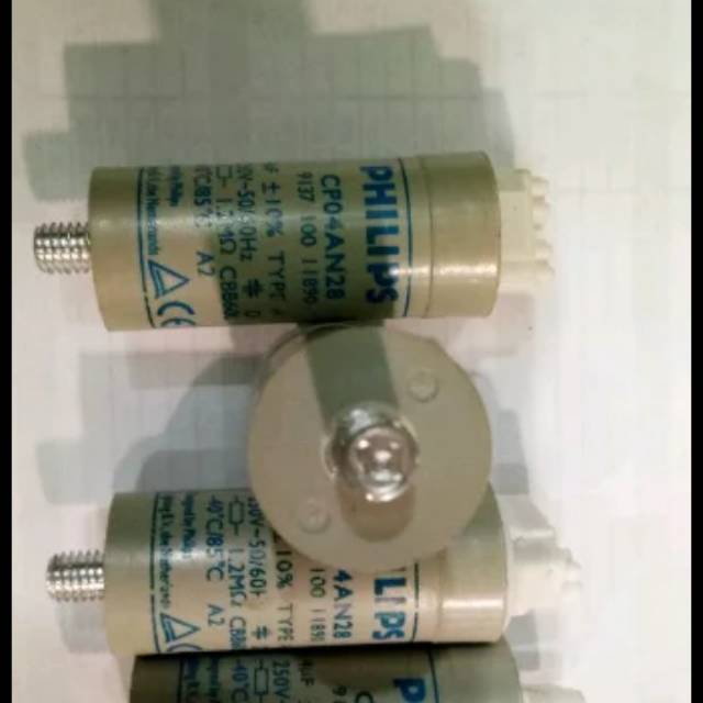 Jual Capasitor / Kapasitor Tipe CP04BN28 - 04 220V 1.2 Mikro merk ...