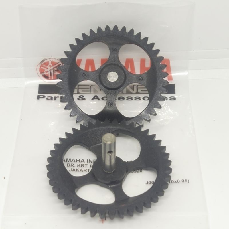 Jual Gigi pompa oli gear gir oil pump aerox aerox 155 B65 asli ori original | Shopee Indonesia