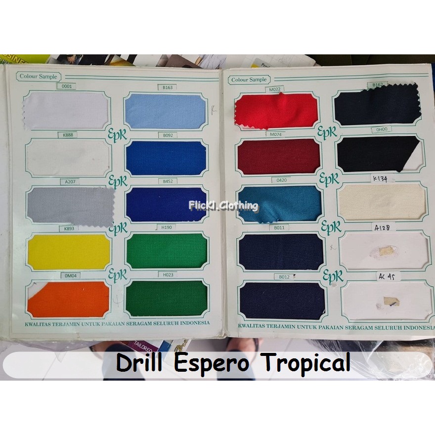 Jual Kain Espero Tropical Bahan Espero Tropical Seragam Eceran | Shopee ...