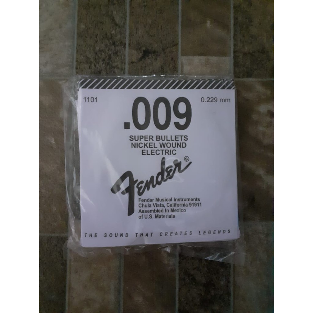 Jual senar gitar fender no 1 ukuran 9 (lusinan) | Shopee Indonesia