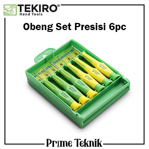 Jual Obeng MIni Presisi 6pc Tekiro Obeng Jam Presicion Screwdriver Set ...