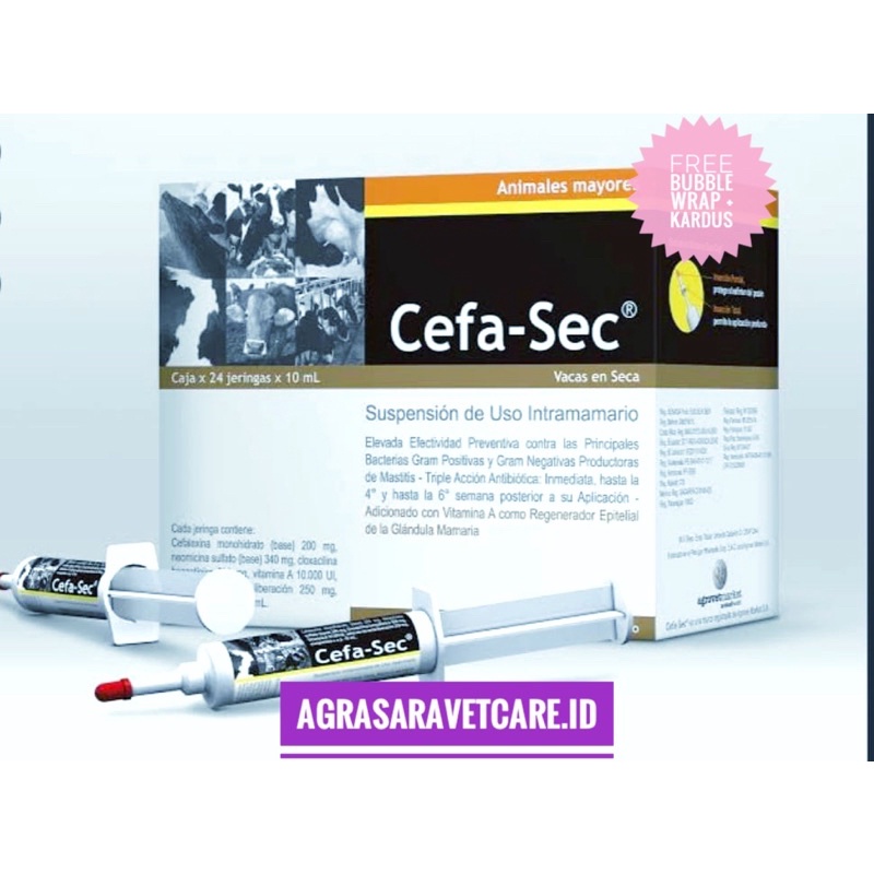 Jual cefa-sec 10 ml - cefasec 10 ml obat mastitis masa kering ampuh ...