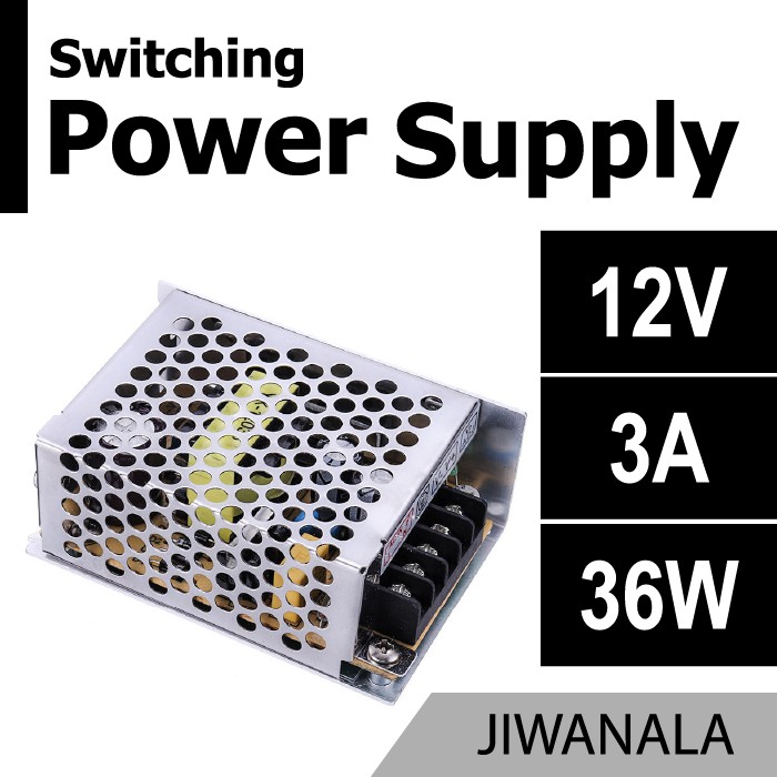 Jual Power Supply Adaptor Switching 12V 3A Travo Jaring | Shopee Indonesia