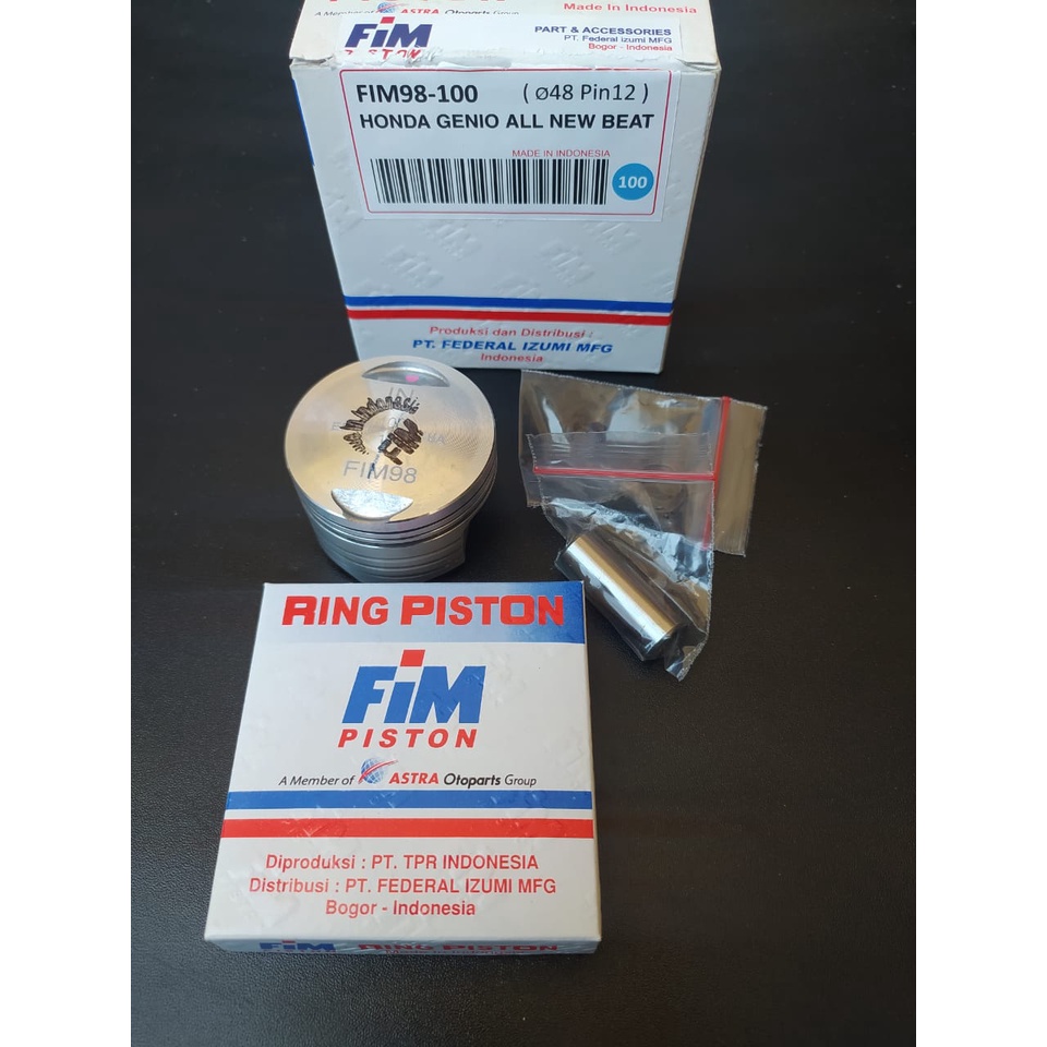 Jual 2m Piston Kit Genio Beat LED OS 100 Dim 48 Pen 12 FIM98 FIM ...