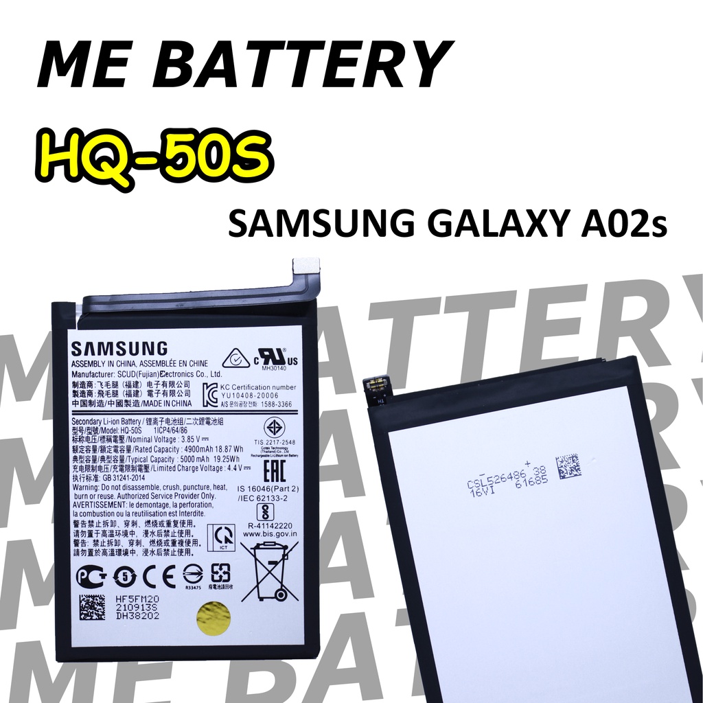 Jual Baterai Samsung Galaxy A02s A025 - A03s A037 - A04e A042 HQ-50S | Shopee Indonesia