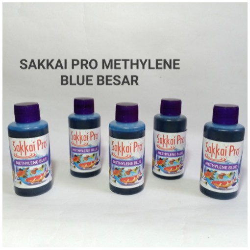 Jual Methylene Blue Metilen Blue Obat Biru Ikan Sakkai Pro 100ml ...