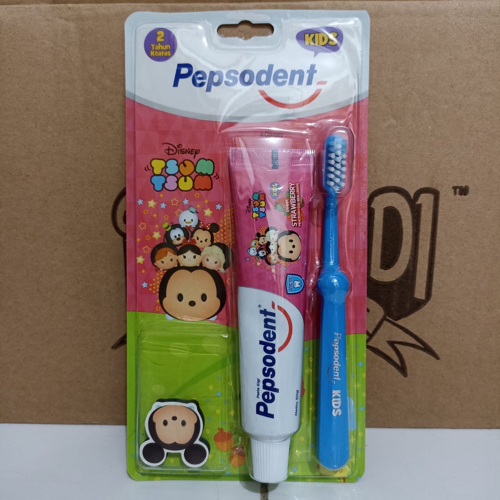 Jual Pepsodent Kids Disney Tsum Tsum Pasta gigi dan Sikat Gigi untuk ...