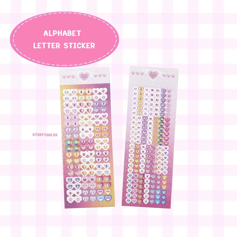 Jual ALPHABET LETTER STICKER | Shopee Indonesia