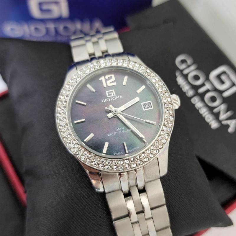 Jual Giotona ringmata black dial | Shopee Indonesia