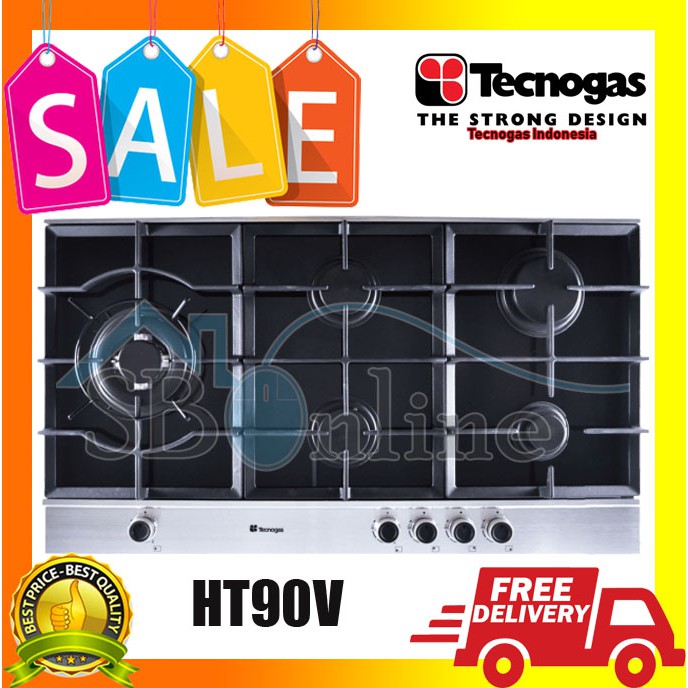 Jual Tecnogas Kompor Tanam 5 Tungku HT90V | Shopee Indonesia