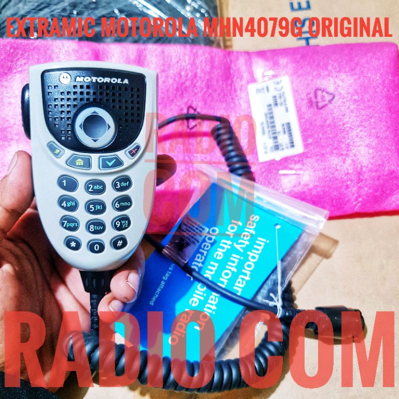 Jual EXTRAMIC RADIO RIG MOTOROLA XTL 2500 APX2500 ORI HMN4079G PTT ...