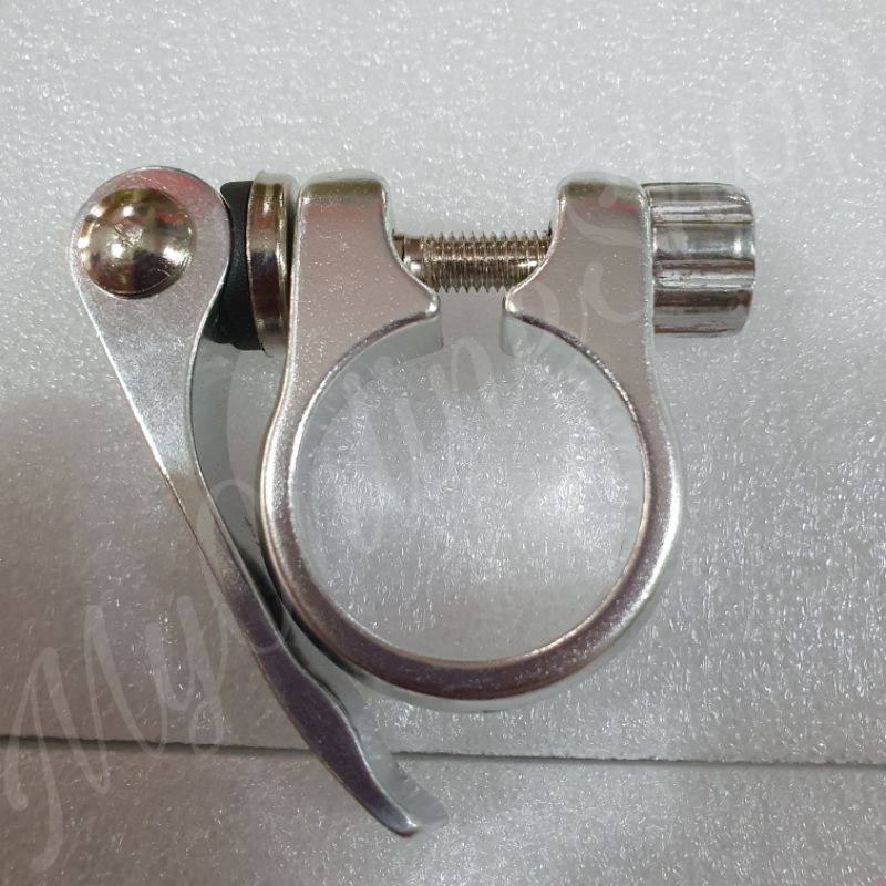 Jual Seat Clamp Klem Tiang Sadel QR Quick 31.8 mm Wim Cycle Chrome ...