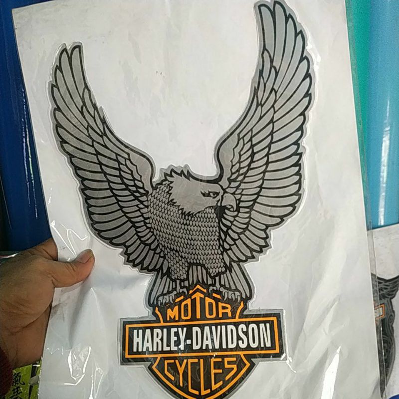 Jual stiker Harley Davidson buat motor/mobil, stiker HD motor cycles ...