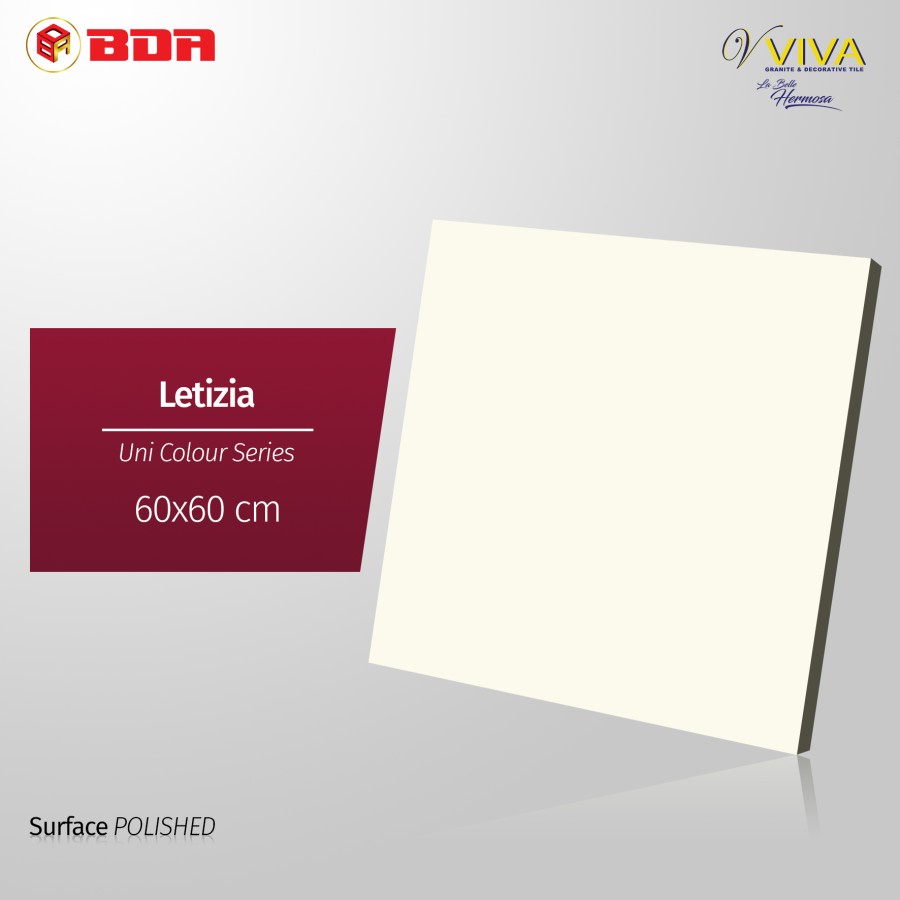 Jual LETIZIA CREAM GLOSSY UK.60X60 DINDING/LANTAI GRANITE VIVA | Shopee ...