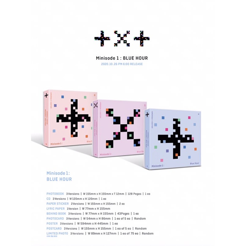 Jual TXT - MInisode 1 : Blue Hour (1 album/1set) | Shopee Indonesia
