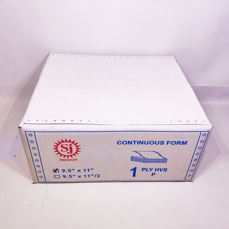 Jual Paper Pryns Continuous Form 9,5 x 11 1ply SJ Premium - Putih ...