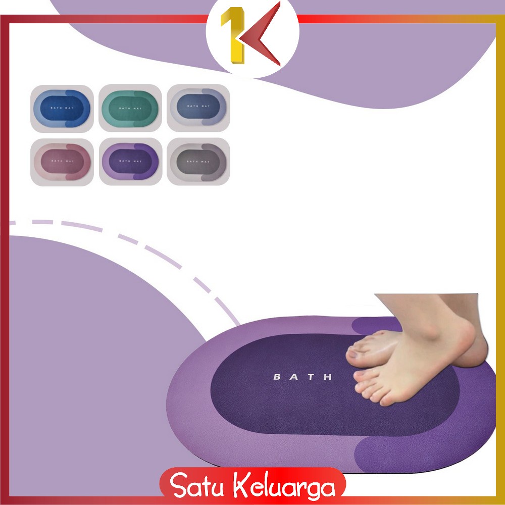 Jual SK-C458 Keset Diatomite Keset Kaki Kamar Mandi Serap Air Keset ...