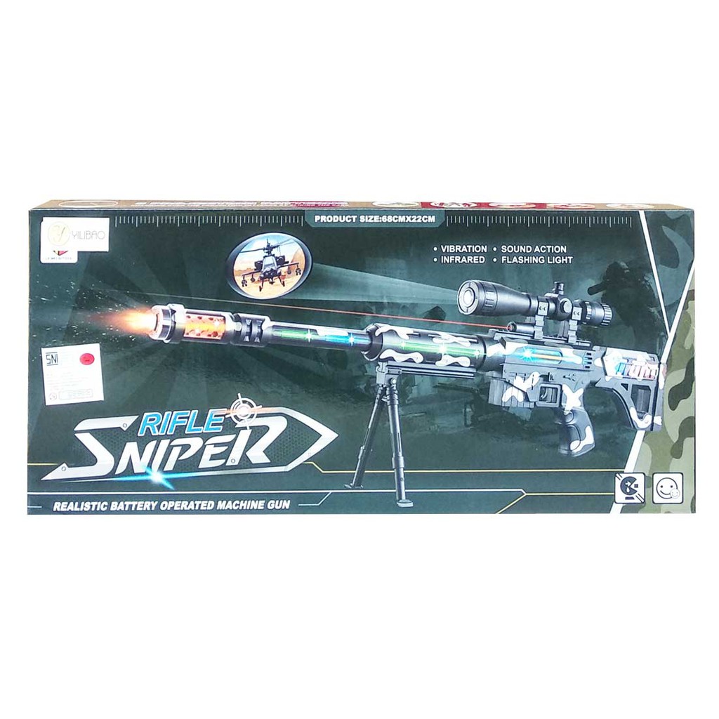Jual MAINAN ANAK RIFLE SNIPER - 929-63 MACHINE GUN UNTUK 3 TAHUN+ BAHAN ...