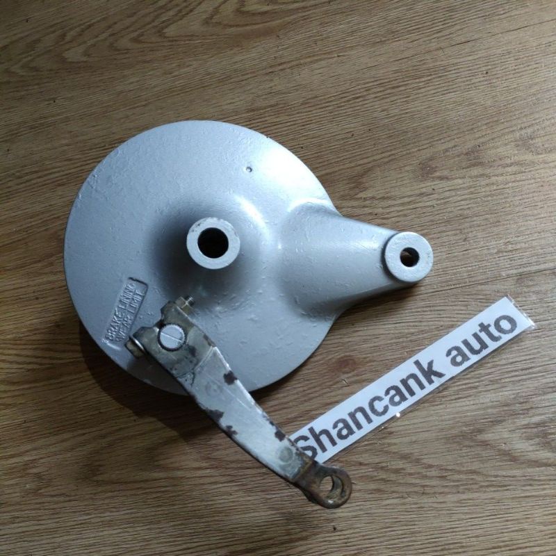 Jual tutup tromol, panel dudukan kampas rem belakang thunder 125 ...