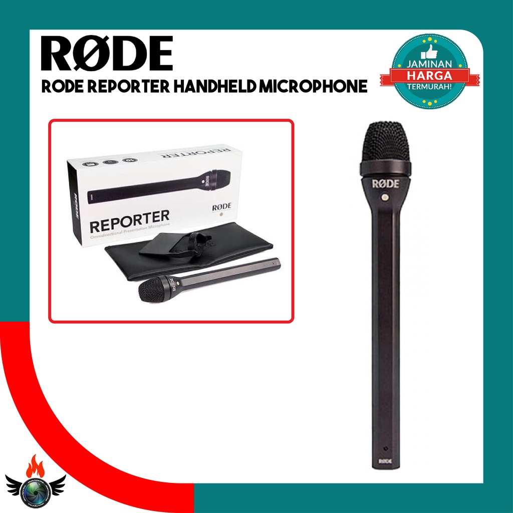 Jual Rode Microphone Reporter Mic Handheld Directional | Shopee Indonesia