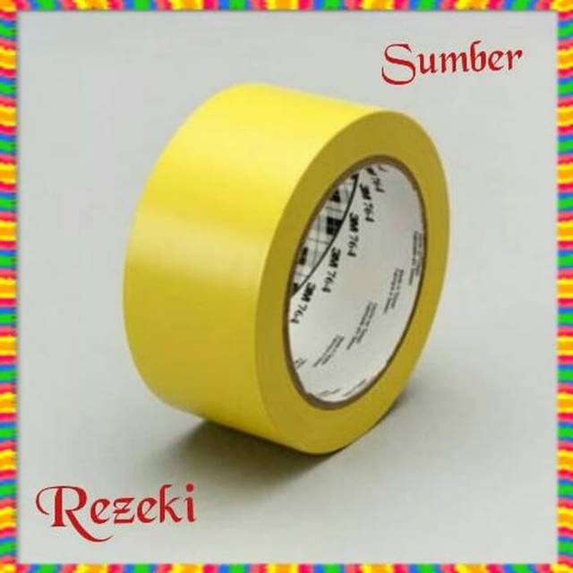 Jual 3m 764 Lakban Lantai Isolasi Lantai Floor Marking Tape Yellow Ukuran 48mm x 33m | Shopee ...