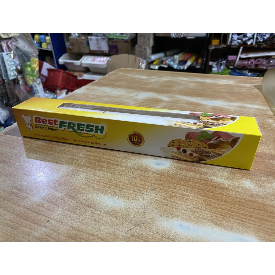 Jual Baking Paper Best Fresh 30cm x 10 meter / parchment ekonomis ...