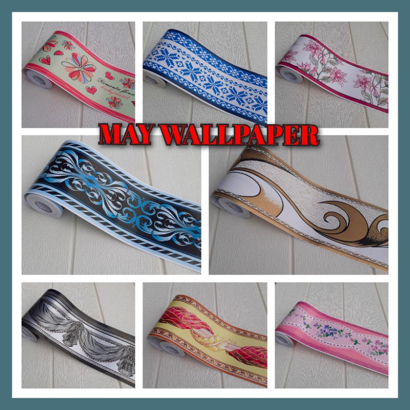 Jual Wallpaper Sticker Border List Tembok, Wallpaperborder - Listborder ...