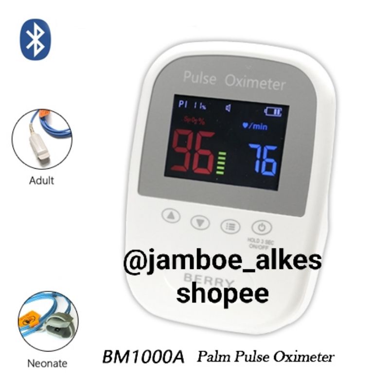 Jual BERRY BM1000A Handheld SpO2 Pulse Oximetry | Shopee Indonesia