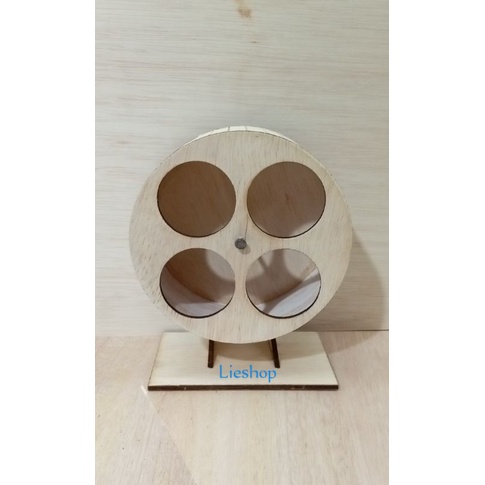 Jual Rolling Wheel Hamster Kayu diameter 13cm model ekonomis | Shopee ...