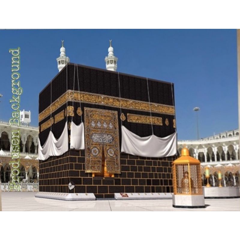 Jual Kain Background Manasik Haji Kabah 3x2,5m Terbaru MH IR2 | Shopee ...