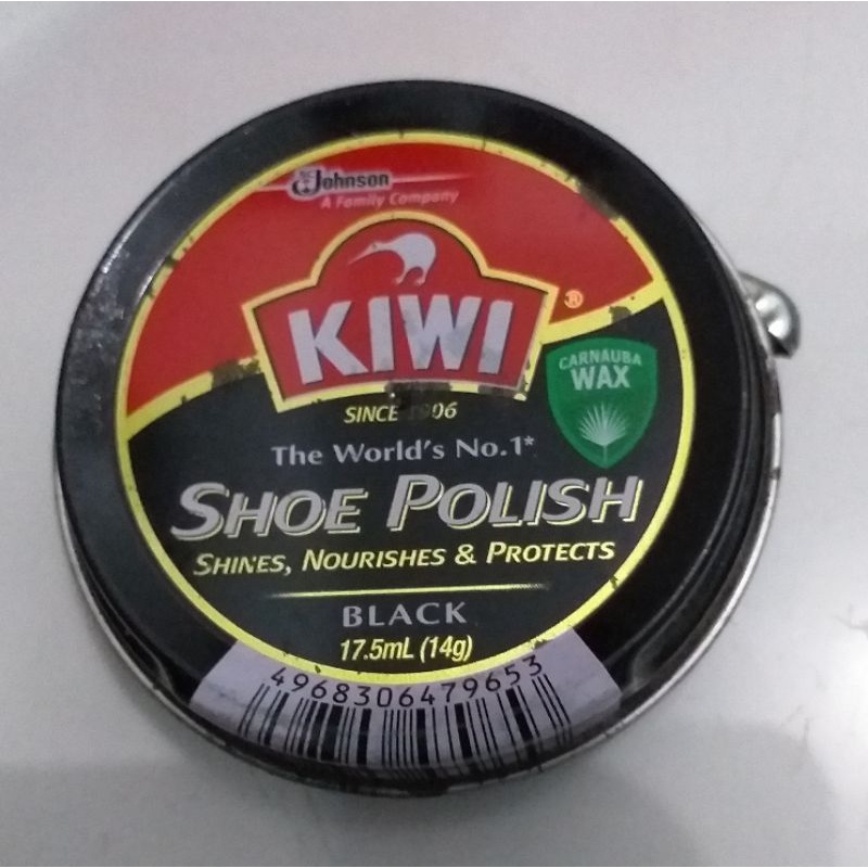 Jual Kiwi paste sp black 17,5ml semir sepatu hitam dan coklat | Shopee Indonesia