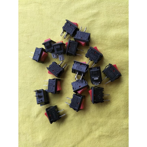 Jual Saklar 2 pin mini 3A 250V AC / 6A 125V AC | Shopee Indonesia