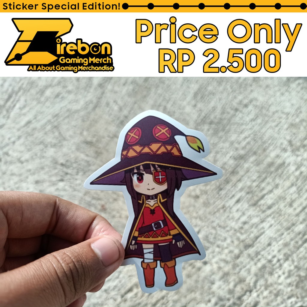 Jual Sticker Stiker Megumin Kono Subarashii | Shopee Indonesia
