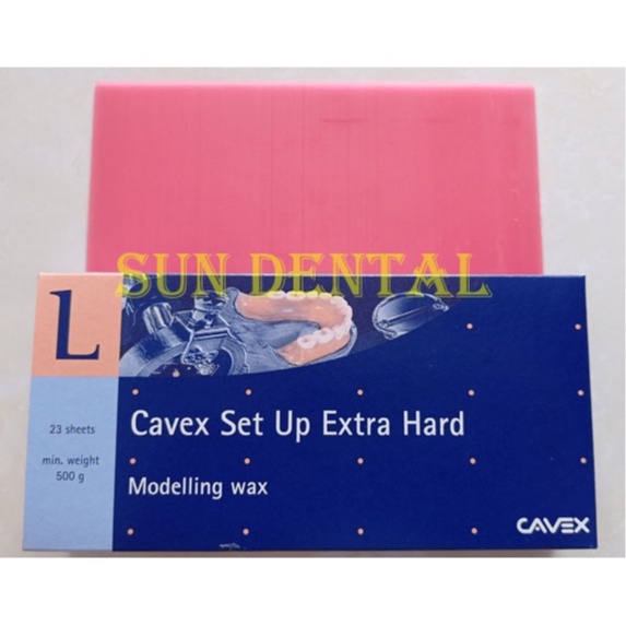 Jual CAVEX Modelling Wax 1 Box | Extra Hard | Malam Merah | Shopee Indonesia