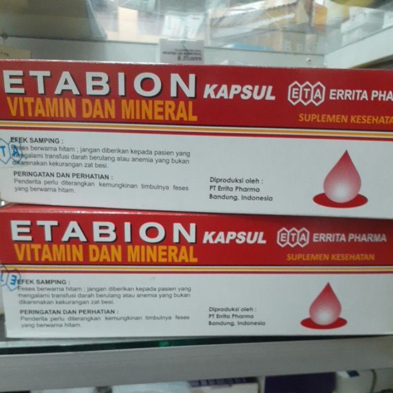 Jual Etabion Tambah Darah Etabion Vitamin Dan Mineral Etabion Box ...