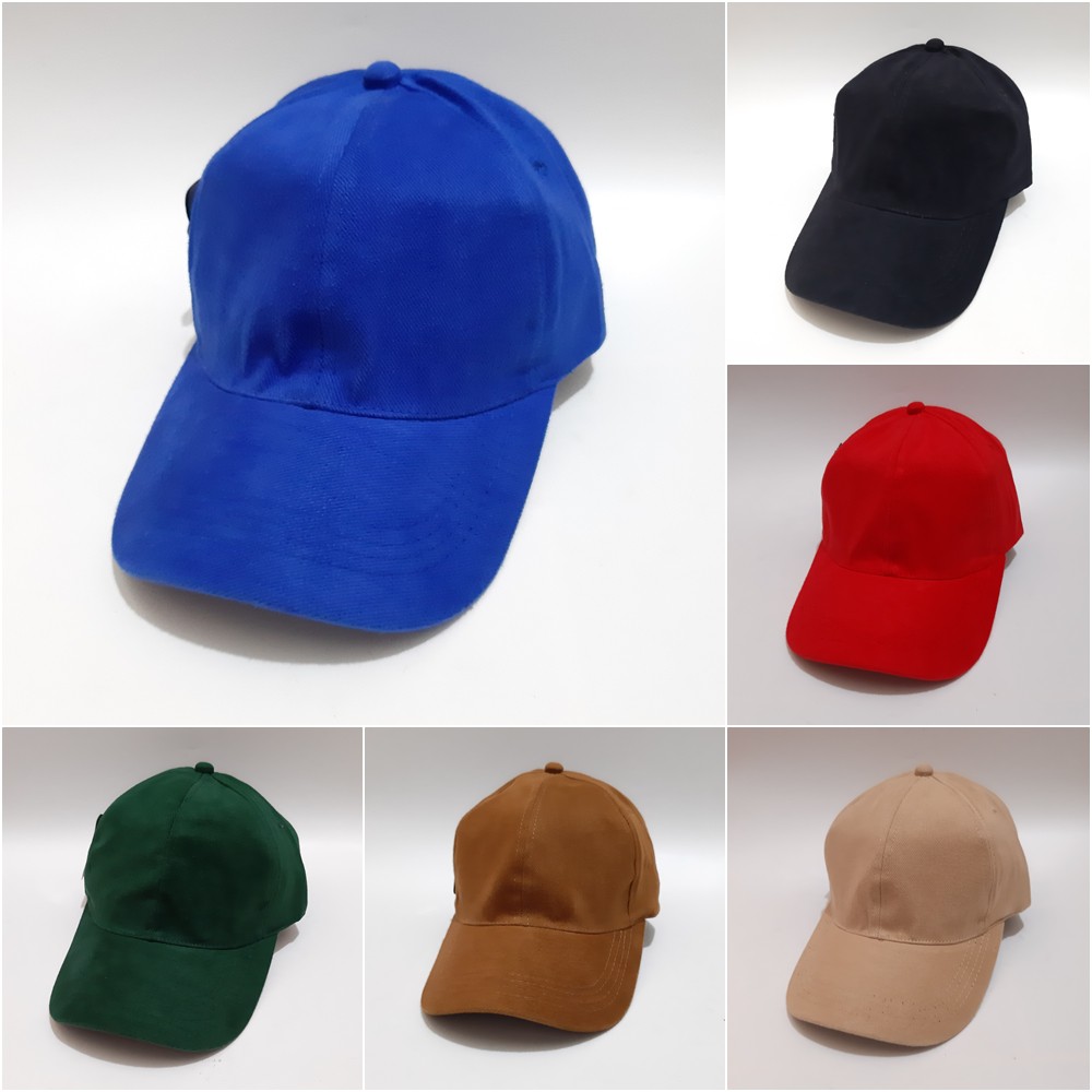 Jual Topi Polos Bahan Rafel Baseball Cap Premium Strap Besi | Bisbol ...