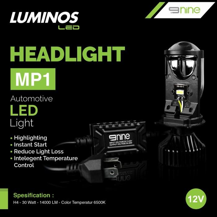 Jual Lampu Led Motor Mobil Projector Luminos H4 Projie Mini Hi-Lo 30Wat ...